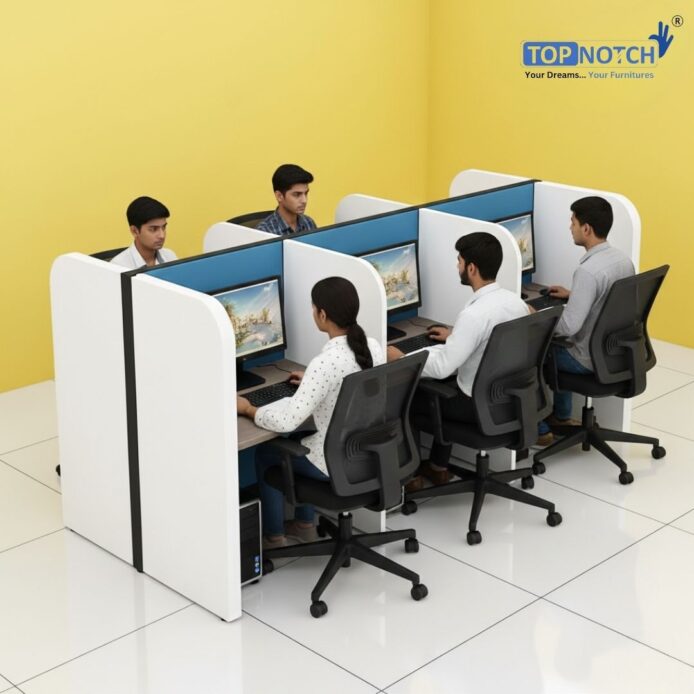 Topnotch 6-Seater Computer Desk for Classroom – Modular Design ...