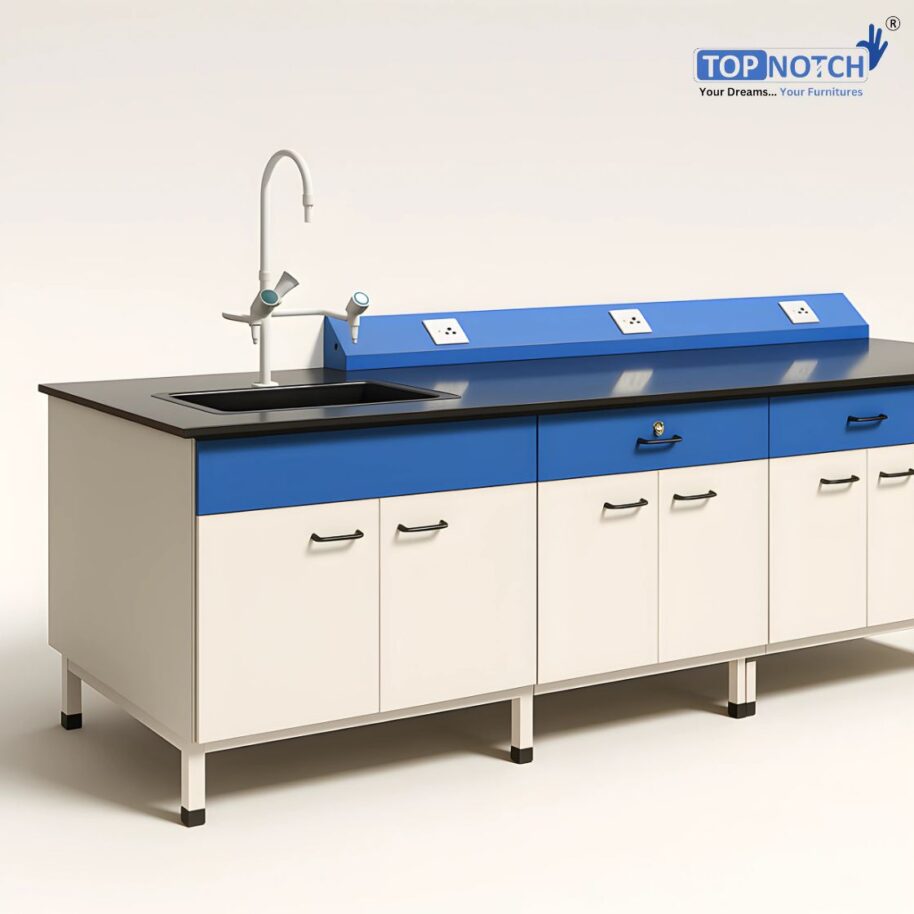 Biology Laboratory Furniture System | Modular Workbenches with Sink ...